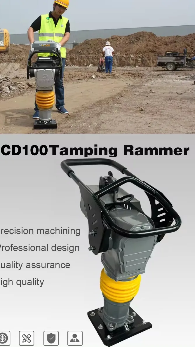 Electric 3kw Jumping Jack Electric Aluminum Rammer Support ...