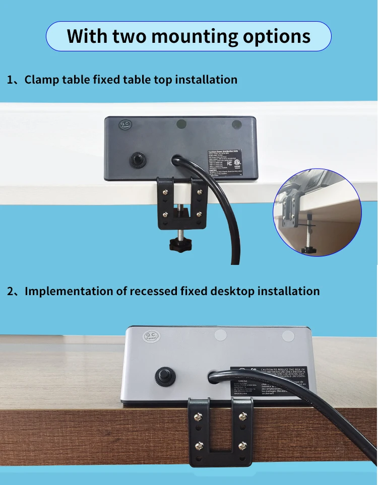 Flip up Table Socket - Fast Charge Desk Outlet Solutions