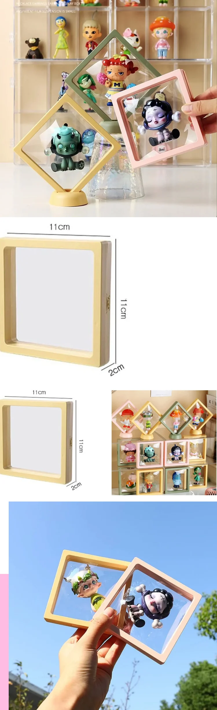 Ambr 2024 Hot Selling Dust Desktop Toy Display Transparent Collector ...