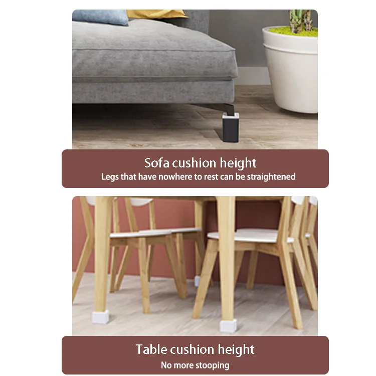 Deson Carbon Steel Heightening Sofa Heighten Pad Table Leg Table Chair ...