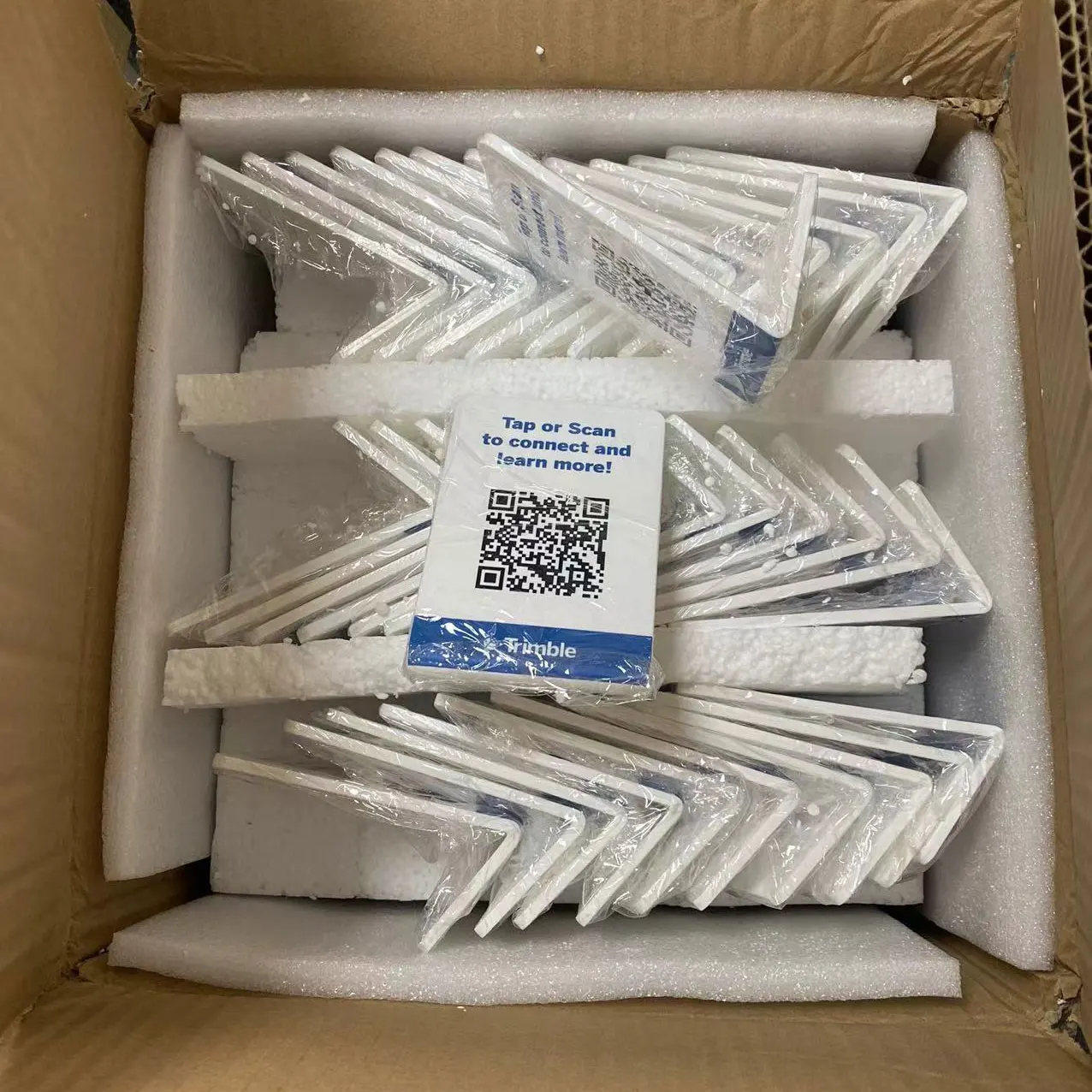 Google Review L-shape Acrylic Nfc Menu Stand Display Nfc Enabled ...