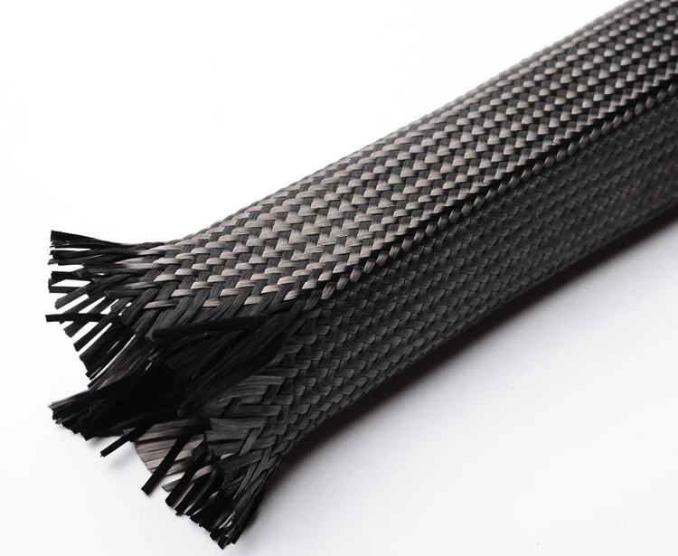 GDE Composites Carbon Fiber Braided Sleeves - Durable & Lightweight