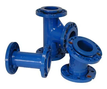 Ductile Iron Double Flange Spigot Pipe With Puddle With Epoxy Coated ...