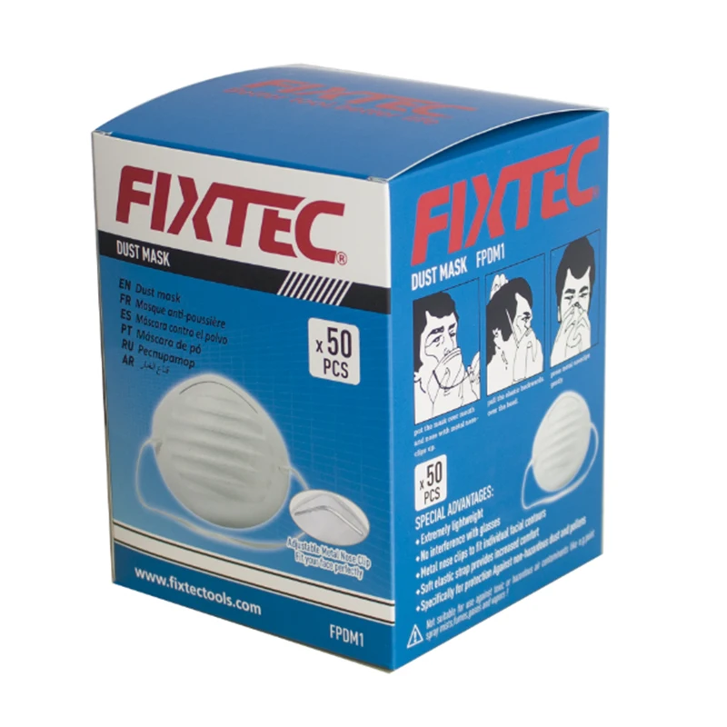 Fixtec Industrial Low Breathing Resistance Dust Working Mask Safety ...