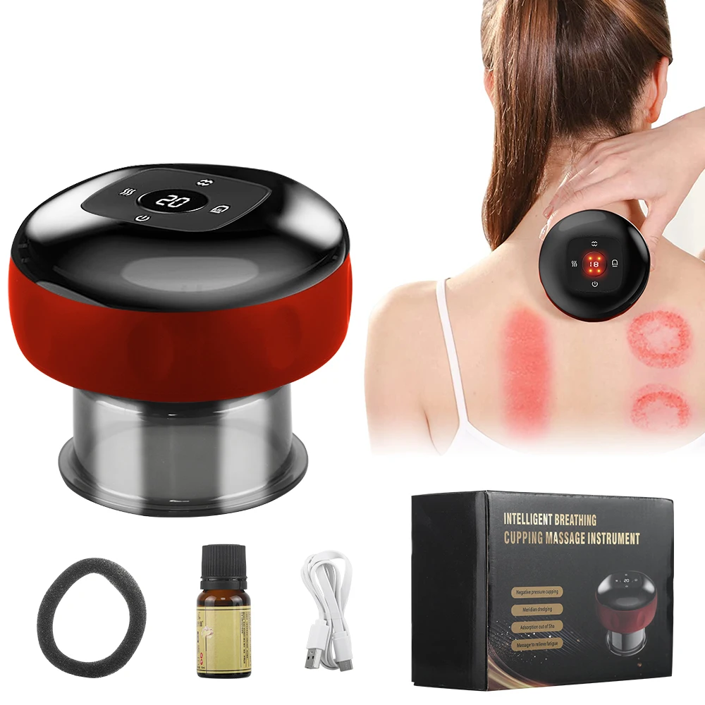 2 In 1 Smart Cupping Therapy Massage Glass Cupping Sets Machine Device ...