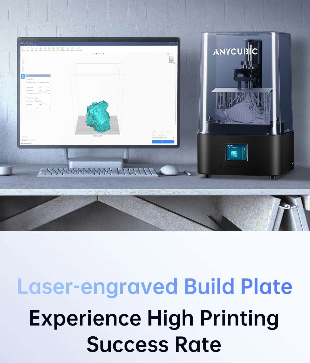 Anycubic Photon Mono 2 4k Lcd 3d Printer Fast Prototyping ...