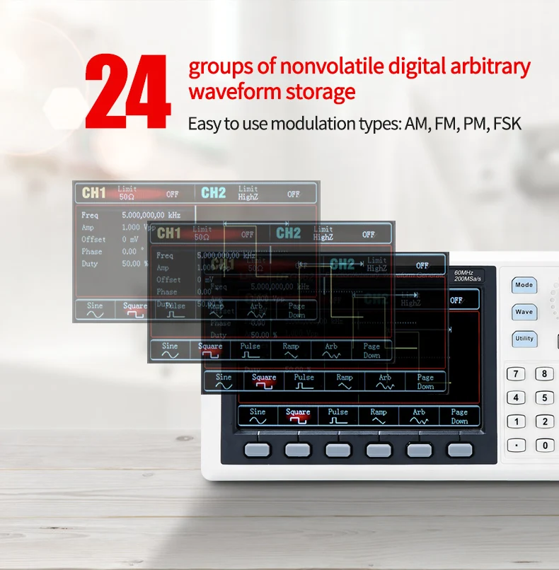 A-bf & Uni-t Utg932e Utg962e Function Arbitrary Waveform Generator ...
