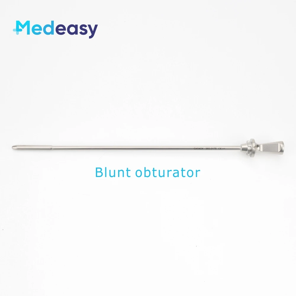 Rigid Arthroscope Two-stopcock Rotatable Sheath and Blunt Obturator for ...