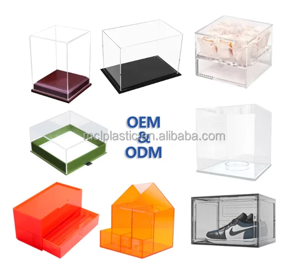 Custom Rectangular Acrylic Donation Box With Lock & Oem | Wholesale
