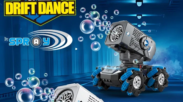 Huada 2023 Spray Battery Remote Controlled Bubble Machine Drift Rc ...