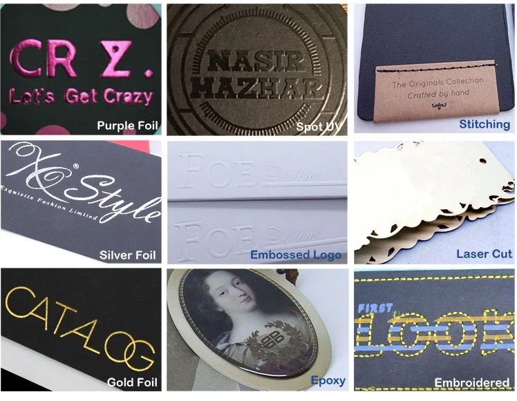 Custom Luxury Hanging Labels - Sustainable & Stylish
