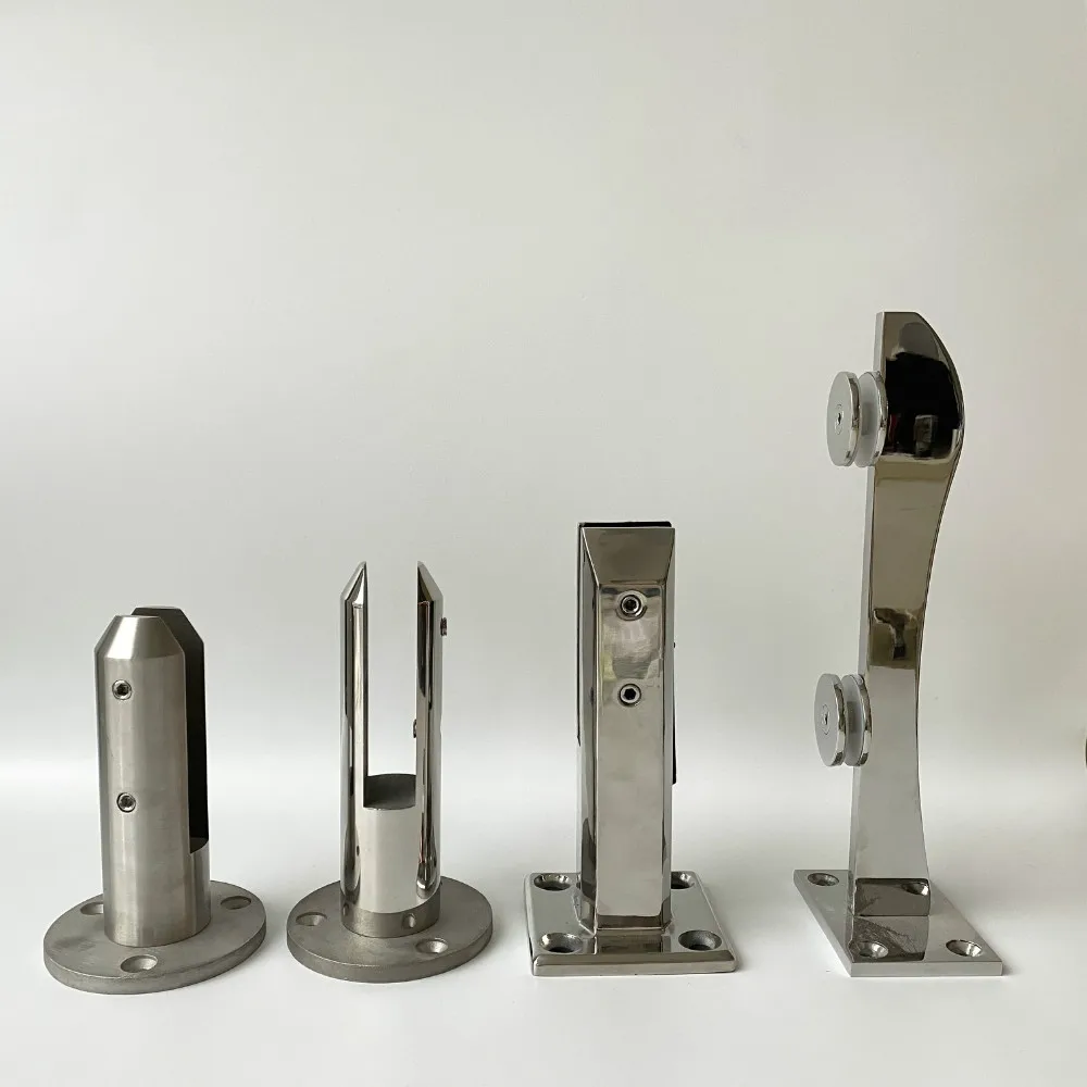 Adjustable 10mm 12mm High Railing Glass Balustrade Spigot