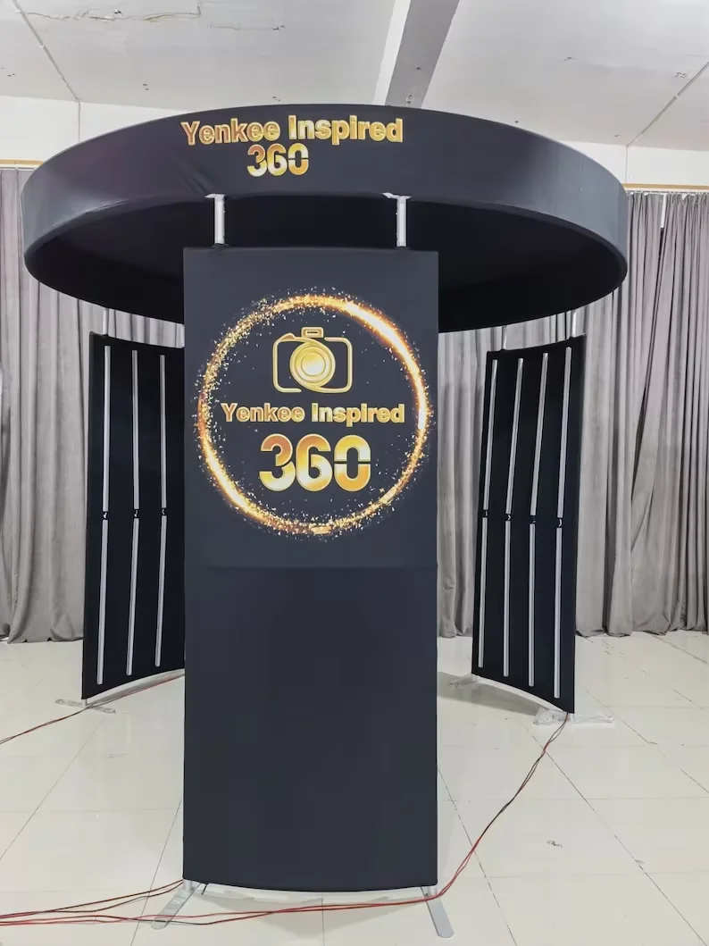 360-photo-booth Booth Backdrop for Wedding and Party Rotating Photo ...