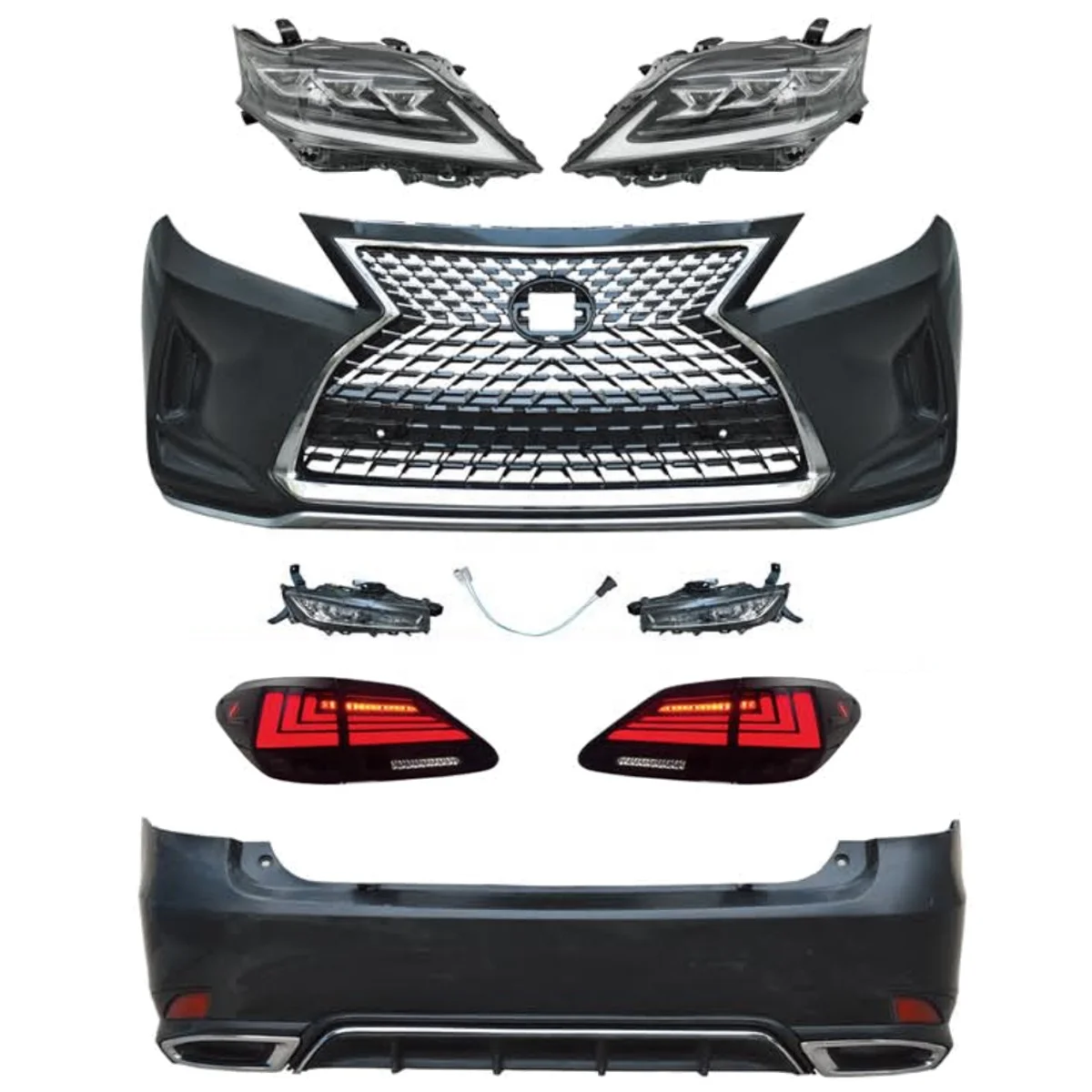 Auto Body Kit Car Bumper for Lexus RX260 RX300 RX350 2009-2015 Year ...