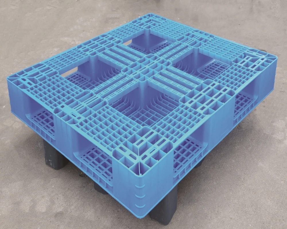 6 Runners Grid Pallet Moisture-proof Plastic Pallet Warehouse Pile ...