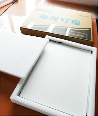 A1 To A4 Size Black Led Advertising Light Boxes Signature Wall Tempered ...