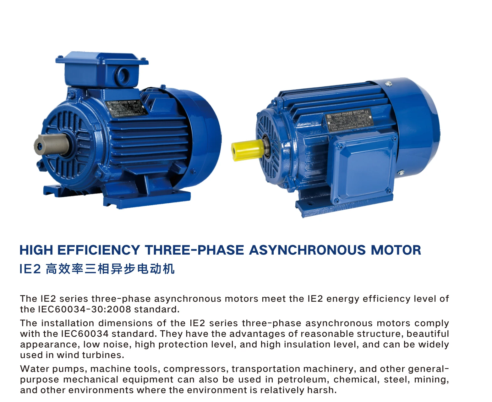High Efficiency 3 Phase Electric Motors - Julante Motors