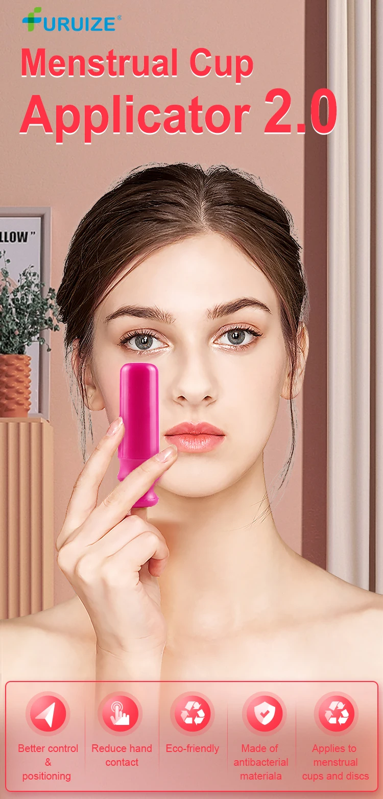 Furuize 2024 New Style 2.0 Menstrual Cup Applicator 100% Medical Grade ...