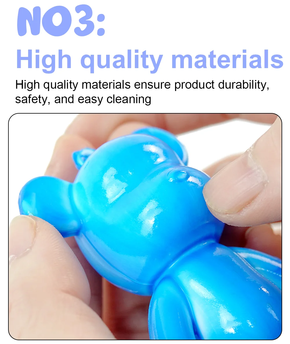 KHY Cute DIY Bear Painting Bearbrick 1000% White Figurine