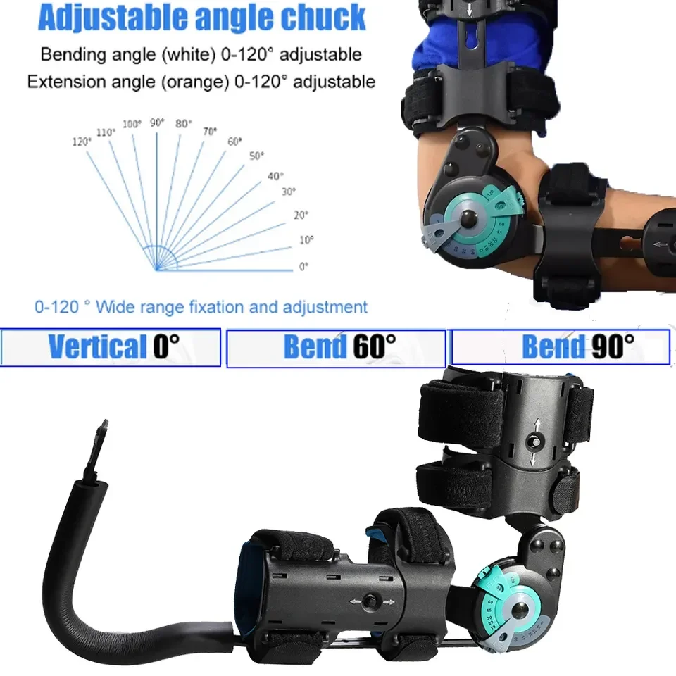 Adjustable Orthopedic Arm Support Hinged Rom Elbow Brace for Post-op ...
