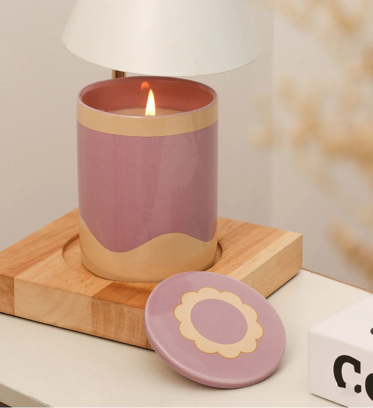 Custom Empty Premium Sublimation 15 Oz Oval Pink Pottery Ceramic ...