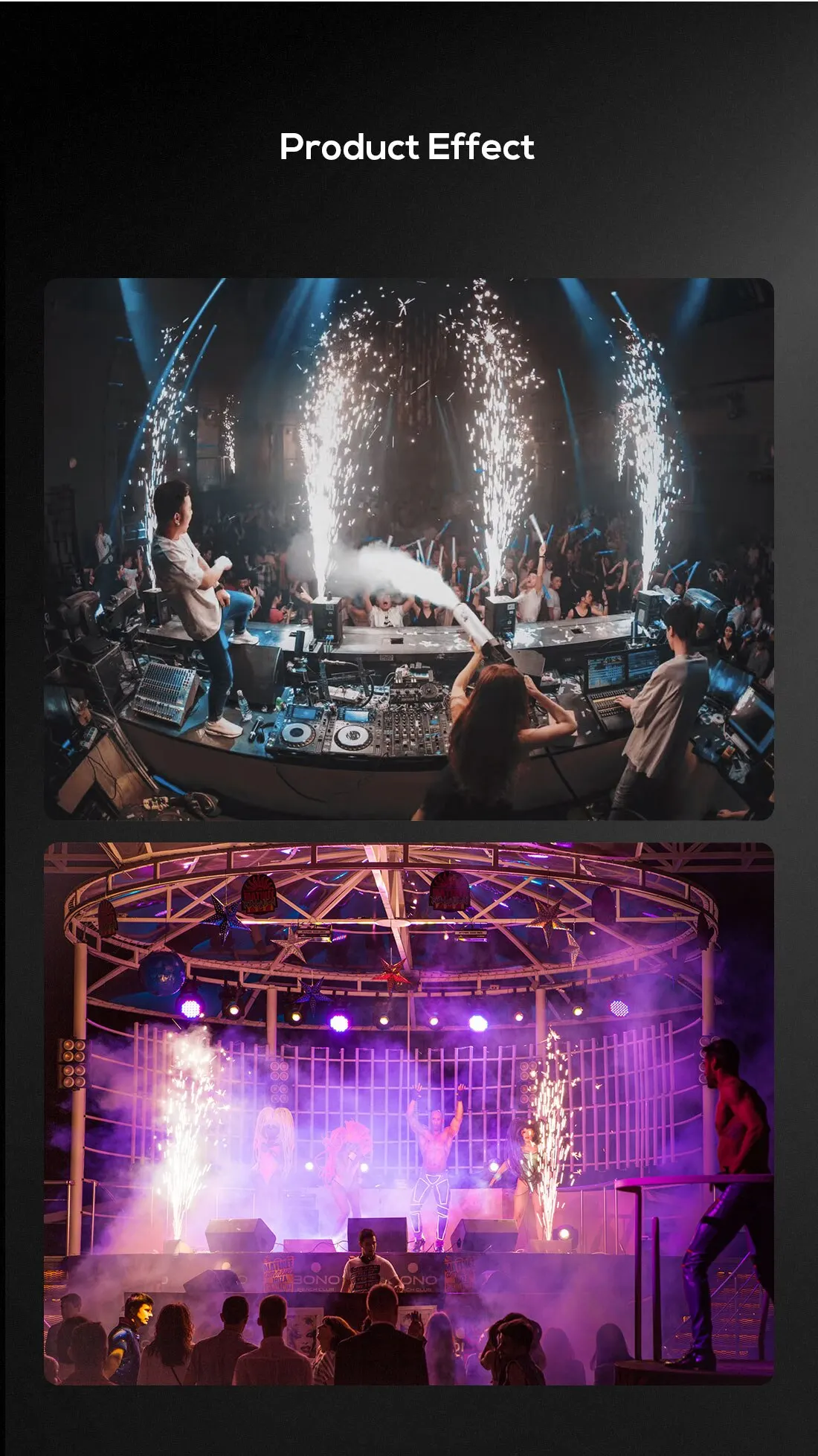 MOKA SFX MK-E11 750W Cold Spark Machine | DMX512 Control | Ideal for ...