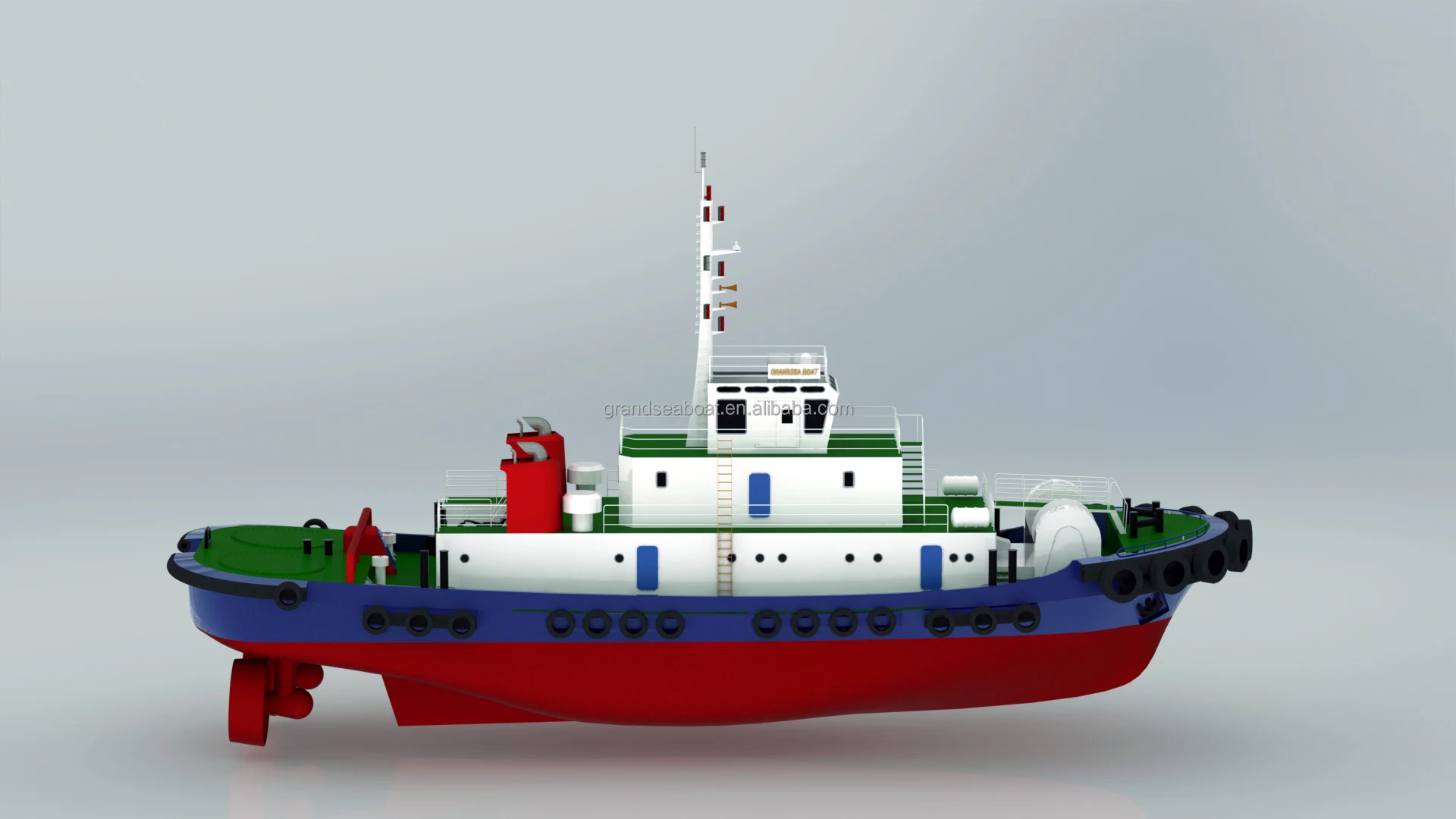 Grandsea 24m Steel Tug Boat for Sale - Pulls Barges Efficiently