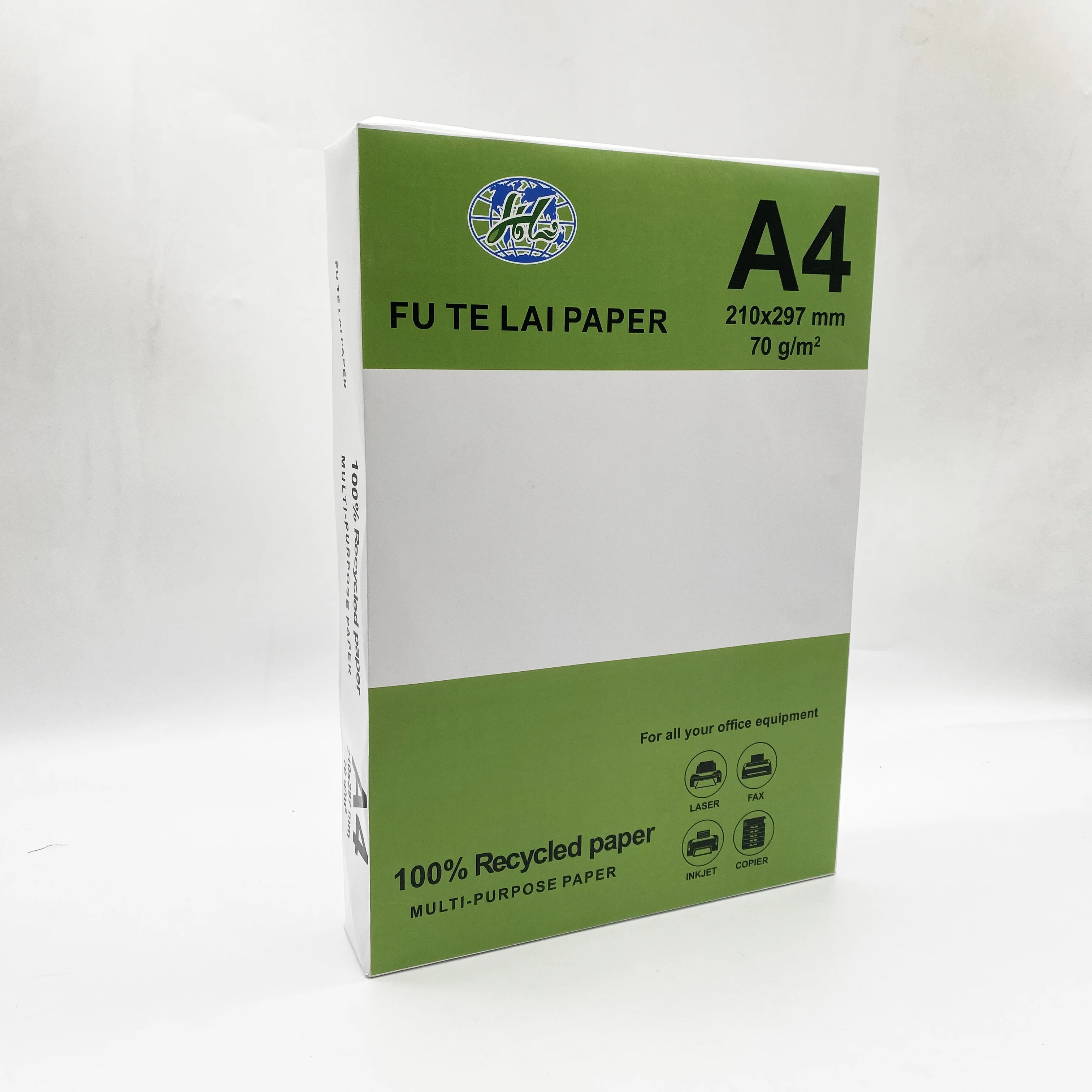 High Quality A4 70g White Paper 100% Recycled Copy Paper - Buy Copy ...