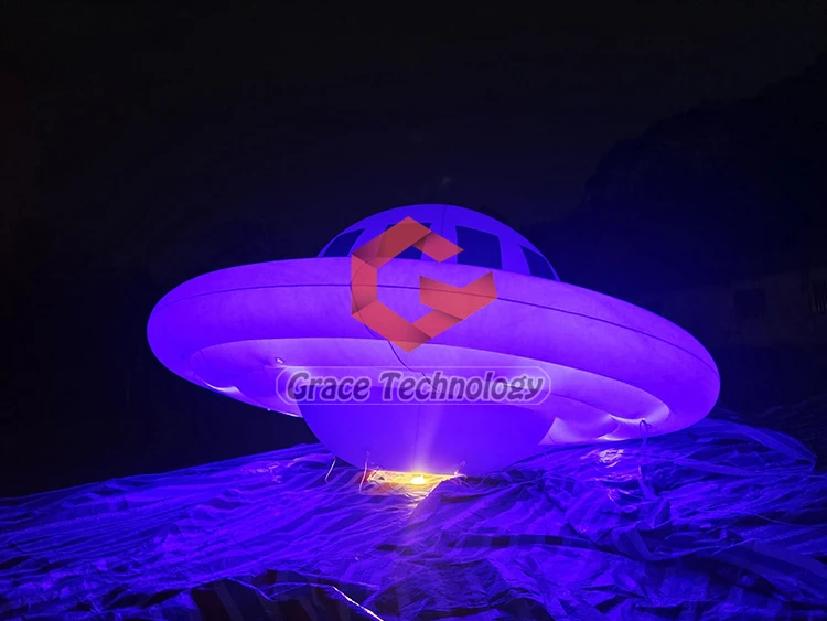 Transparent Inflatable UFO Balloon Decoration - UFO Spaceship Model for ...
