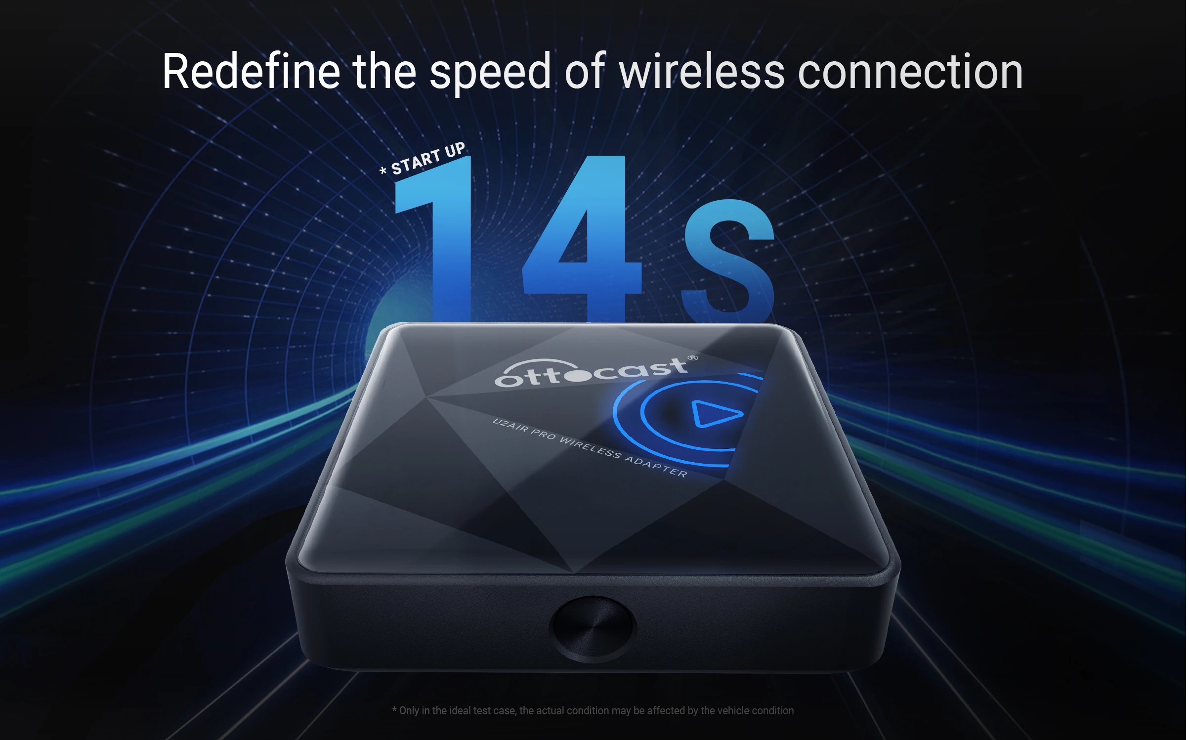 Ottocast Portable Car Smart Box - Universal Wireless Carplay