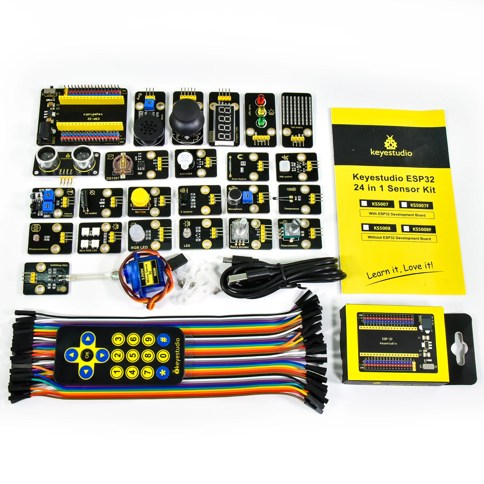 ESP32 24合1传感器套件机器人启动器套件 (不带ESP32主板)| Alibaba.com