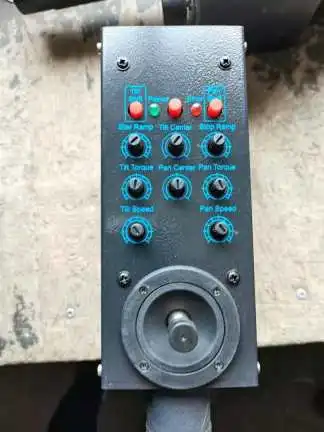 Motorized 3 Axis Pan Tilt Dutch Head Camera Jib Crane Accessories