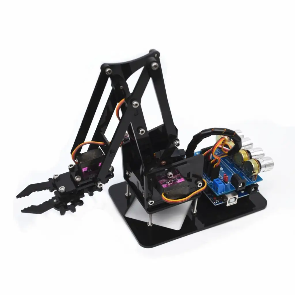 4 DOF Disassembly Acrylic Mechanical Arm Robot Kit