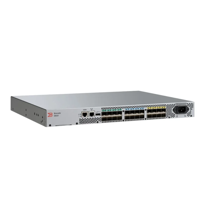 Brocade G610 Switch 8 Ports 16 Port Switch Fiber 24 Port Gigabit Fiber ...