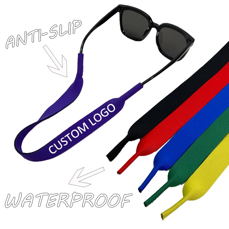 Custom Neoprene Sunglasses Straps - Durable & Waterproof