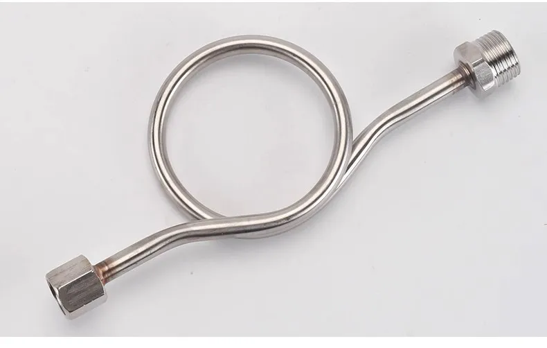 Swagelok Type Ss Pressure Gauge Coil Syphon Pipe 6000 Psi M20*1.5 1/2 ...