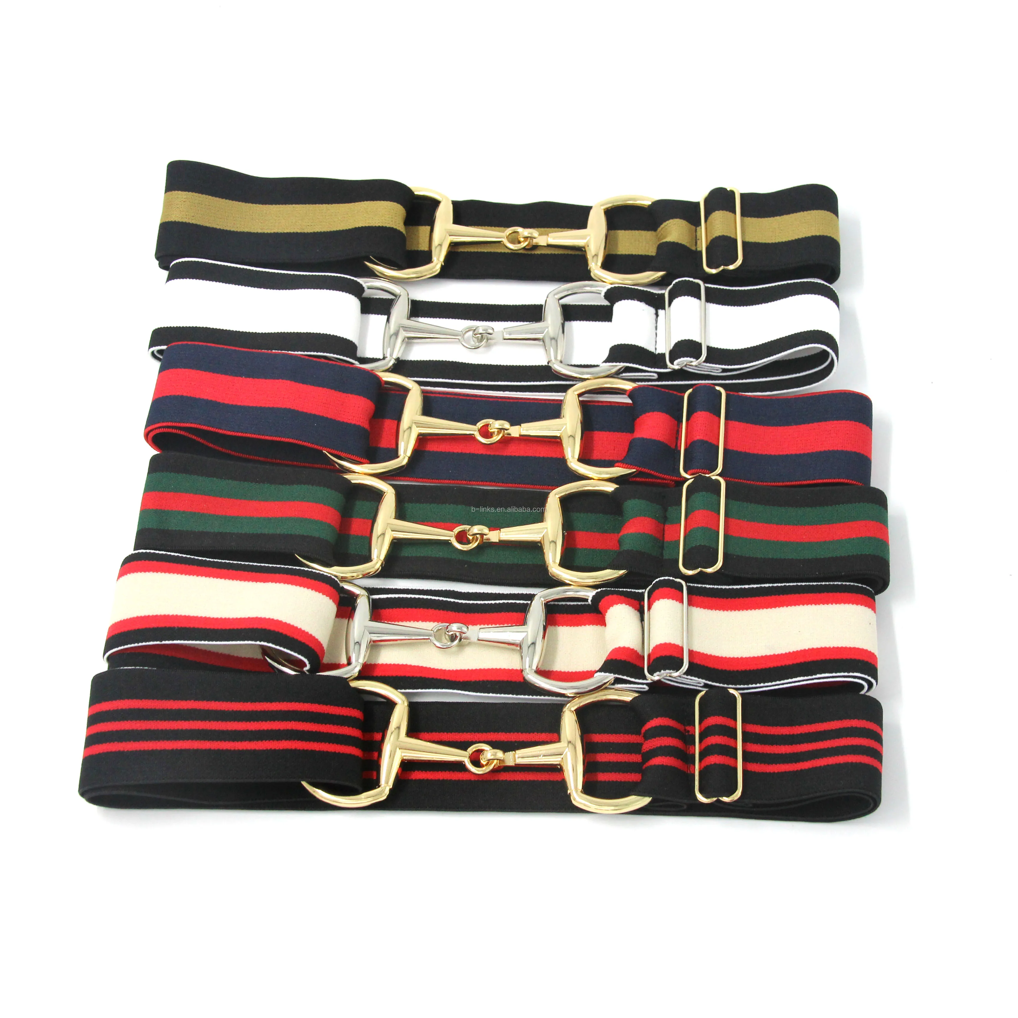 Ready To Ship 180 Colors 1.5 Inch Apparel Equestrian Elastic Belt With ...