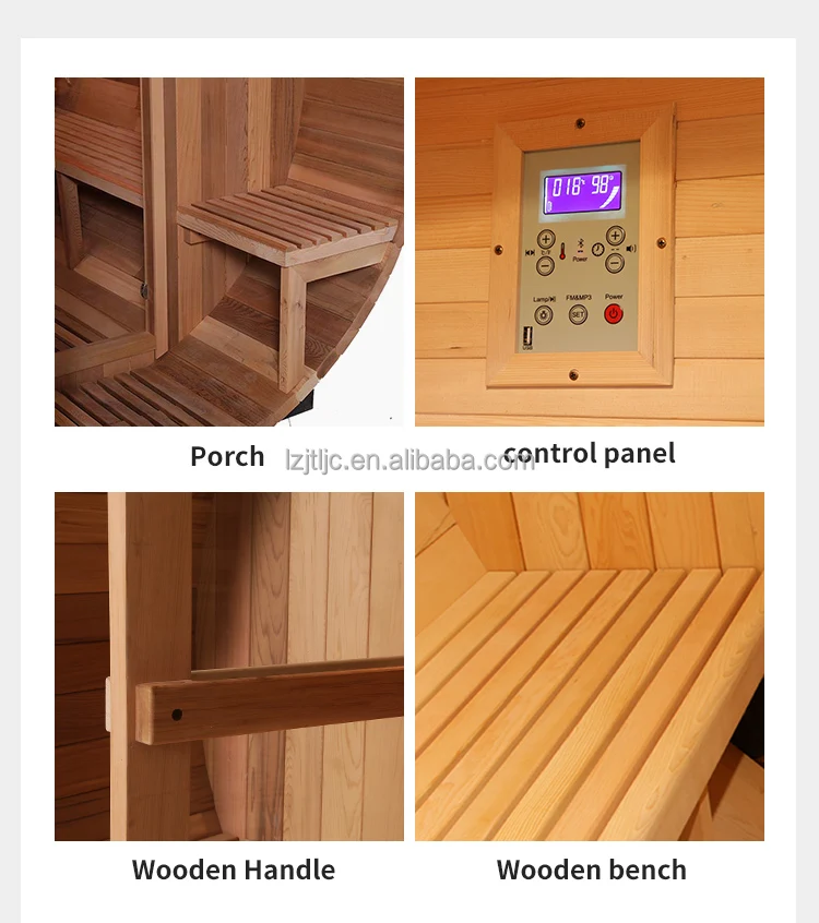 Sauna Rooms Price Steam Dry Sauna Shower Room Wholesale Canadian Hemlock/cedar Pine Traditional ...