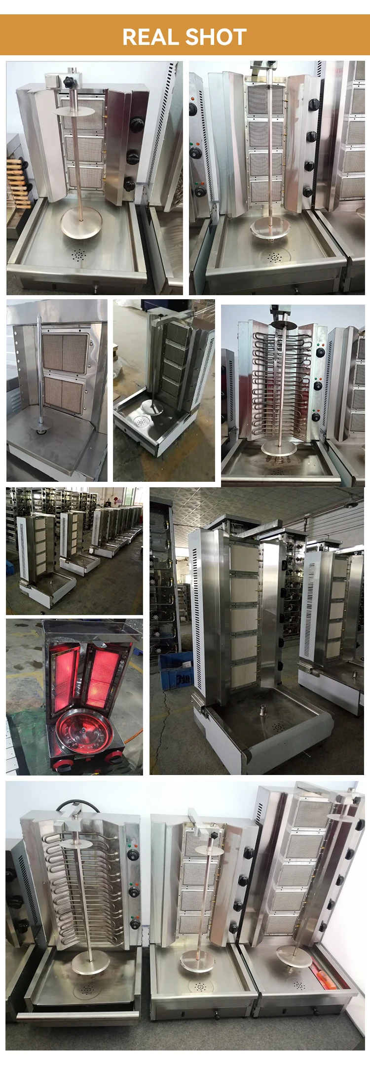 A-maschine Easy Clean Doner Kebab & Shawarma Machine - OEM/ODM