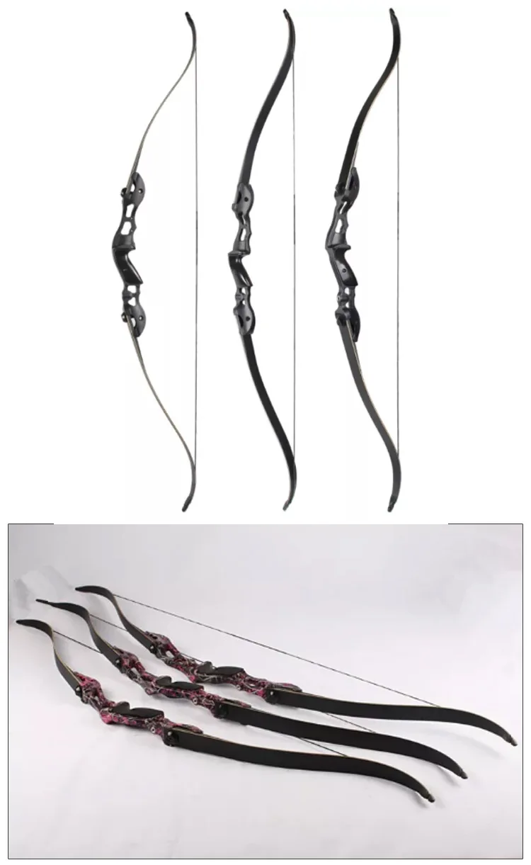 Hi Top Black Archery Recurve Bow - Perfect for Left Handed Hunters