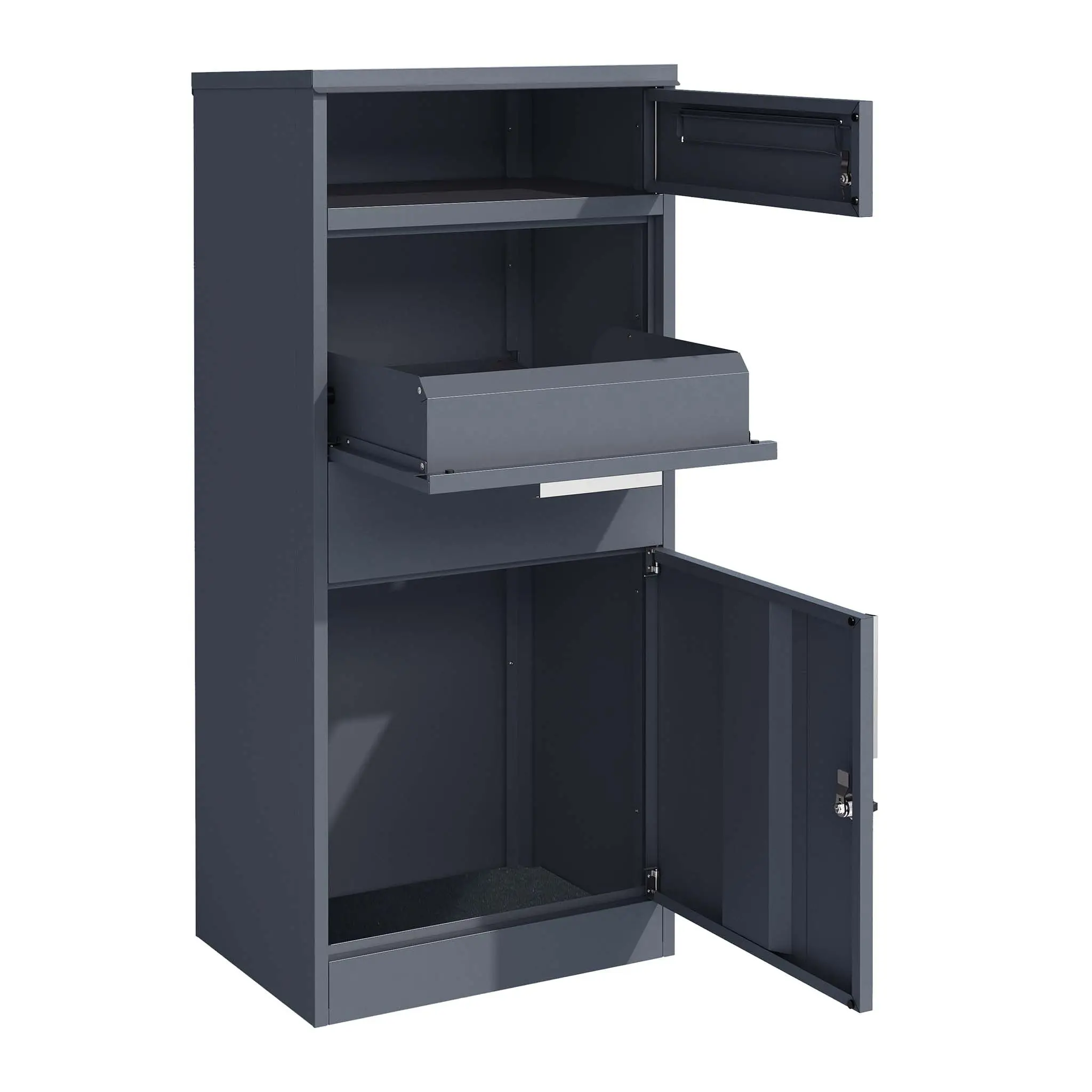 Secure and Durable Metal Parcel Locker Cabinet - US Standard