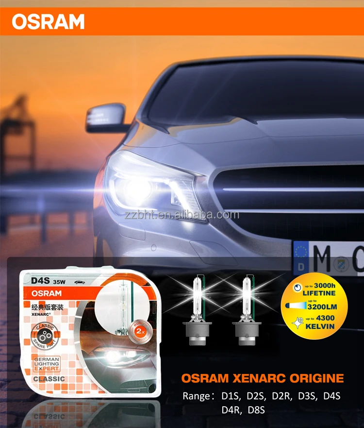 Osram Xenarc Classic D4s Bulb D4s 42v 35w P32d-6 66440clc 3200lm Xenon ...