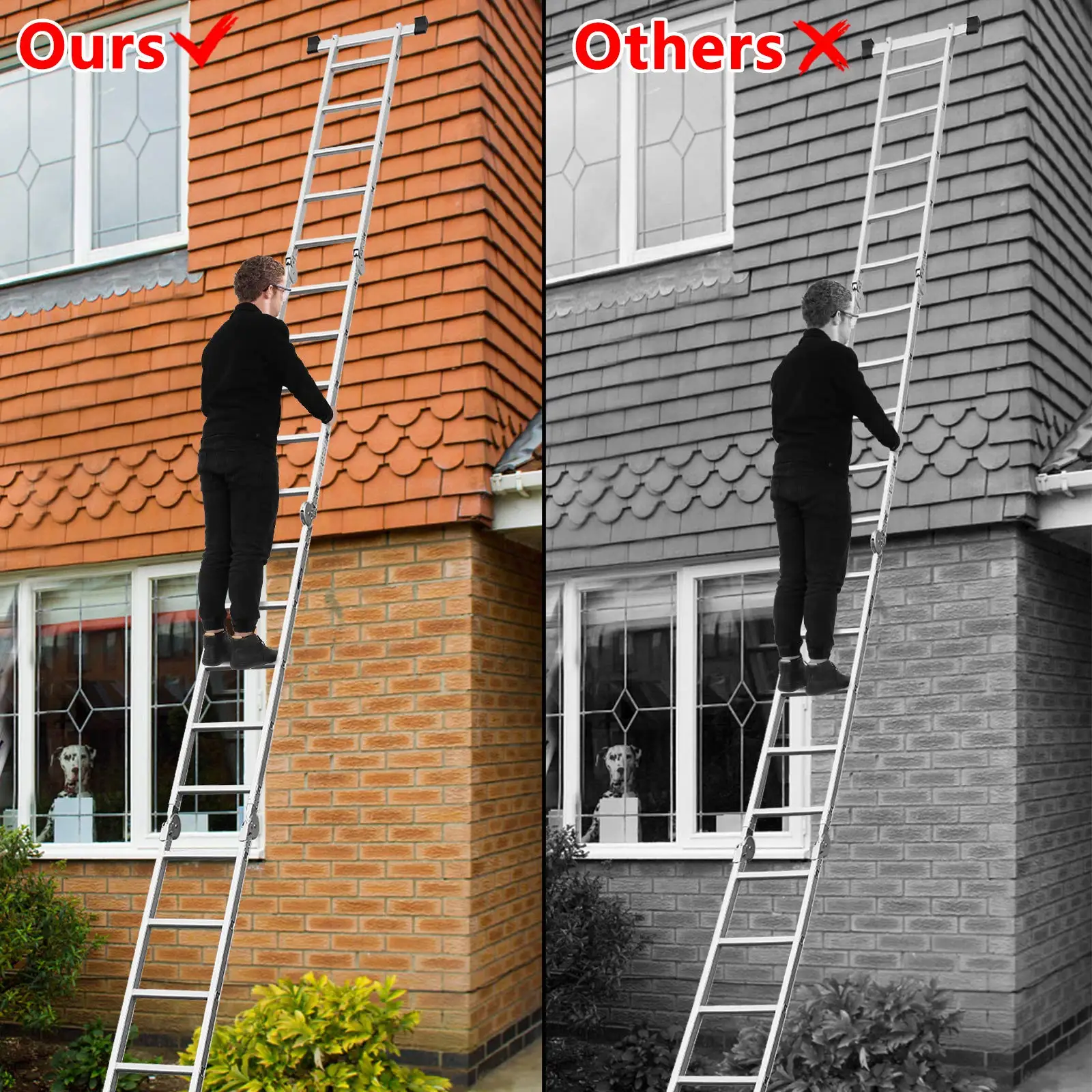 Multifunctional Lifting Engineering Stairsladder Rack Aluminum ...