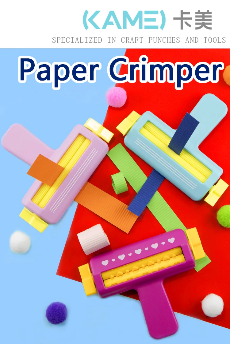 Hot Sale Straight Line Star Heart Craft Paper Crimper