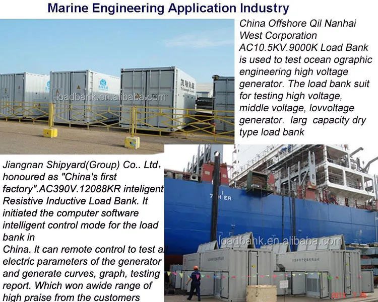 Load Bank 1000kW Resistive Test Machine for Generators - CE ISO ...