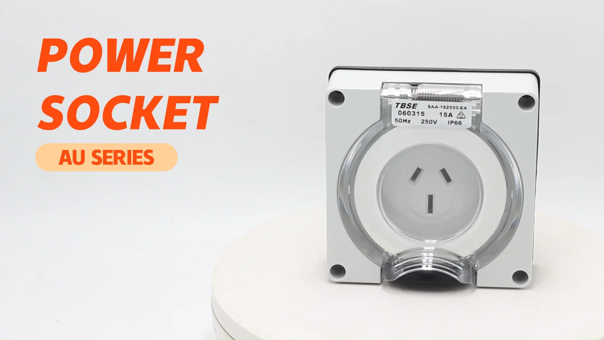 Saa Weatherproof Ip66 Switch Australia Standard Industrial 3 Flat Pin ...