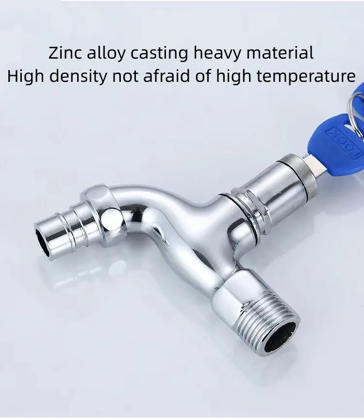 Factory Wholesale Zinc Alloy Washing Machine Faucet Polished Chrome ...