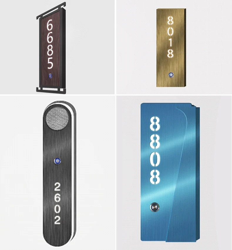 Customized Doorplates for Smart Hotels - GTD OEM Solutions