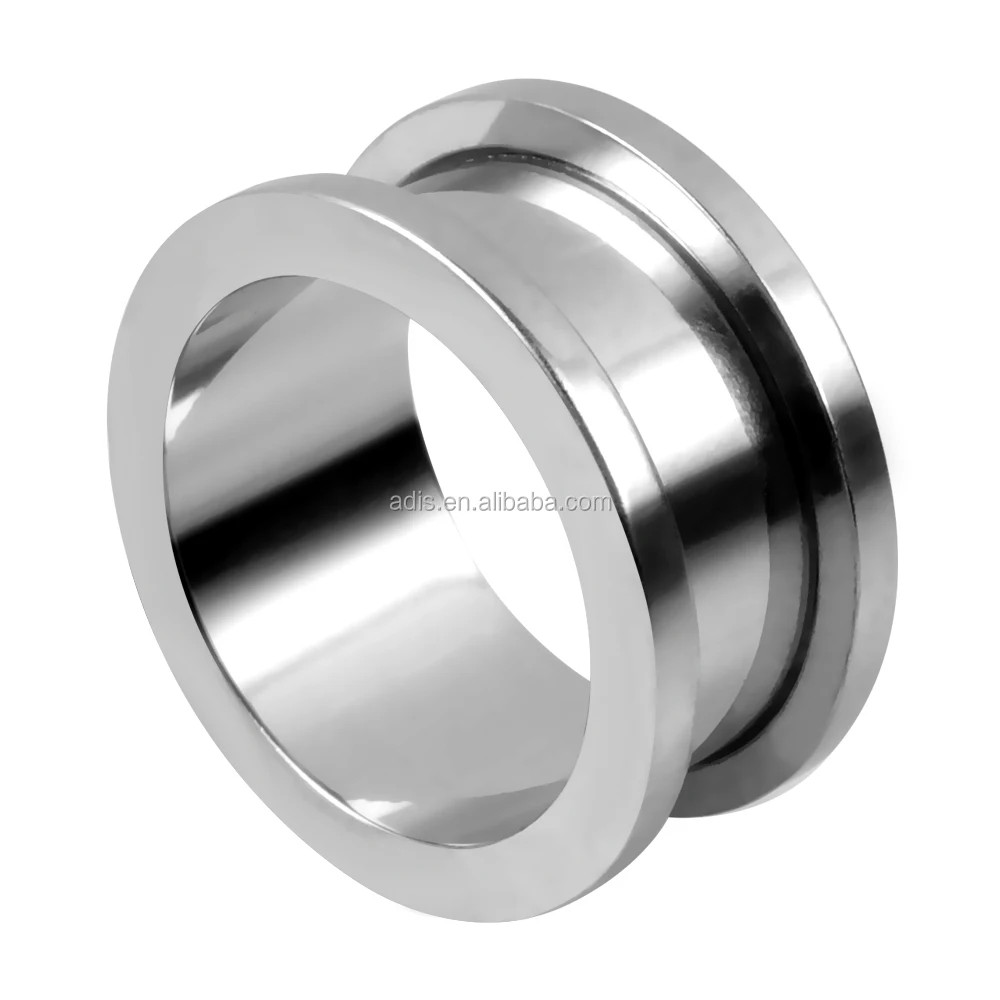 316l Stainless Steel Internally Threaded 2mm Flesh Tunnel Female Male ...