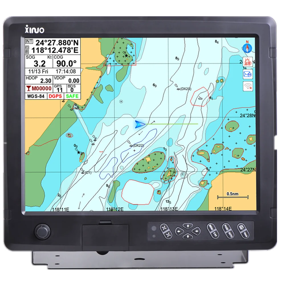 15 Inch Chart Plotter Marine Navigation GPS Electronic Plotter HM-1815 ...